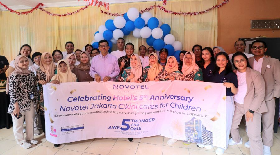 Rayakan HUT ke-5 Novotel Jakarta Cikini Dukung Kesehatan Komunitas Lokal Melalui Kegiatan CSR ...